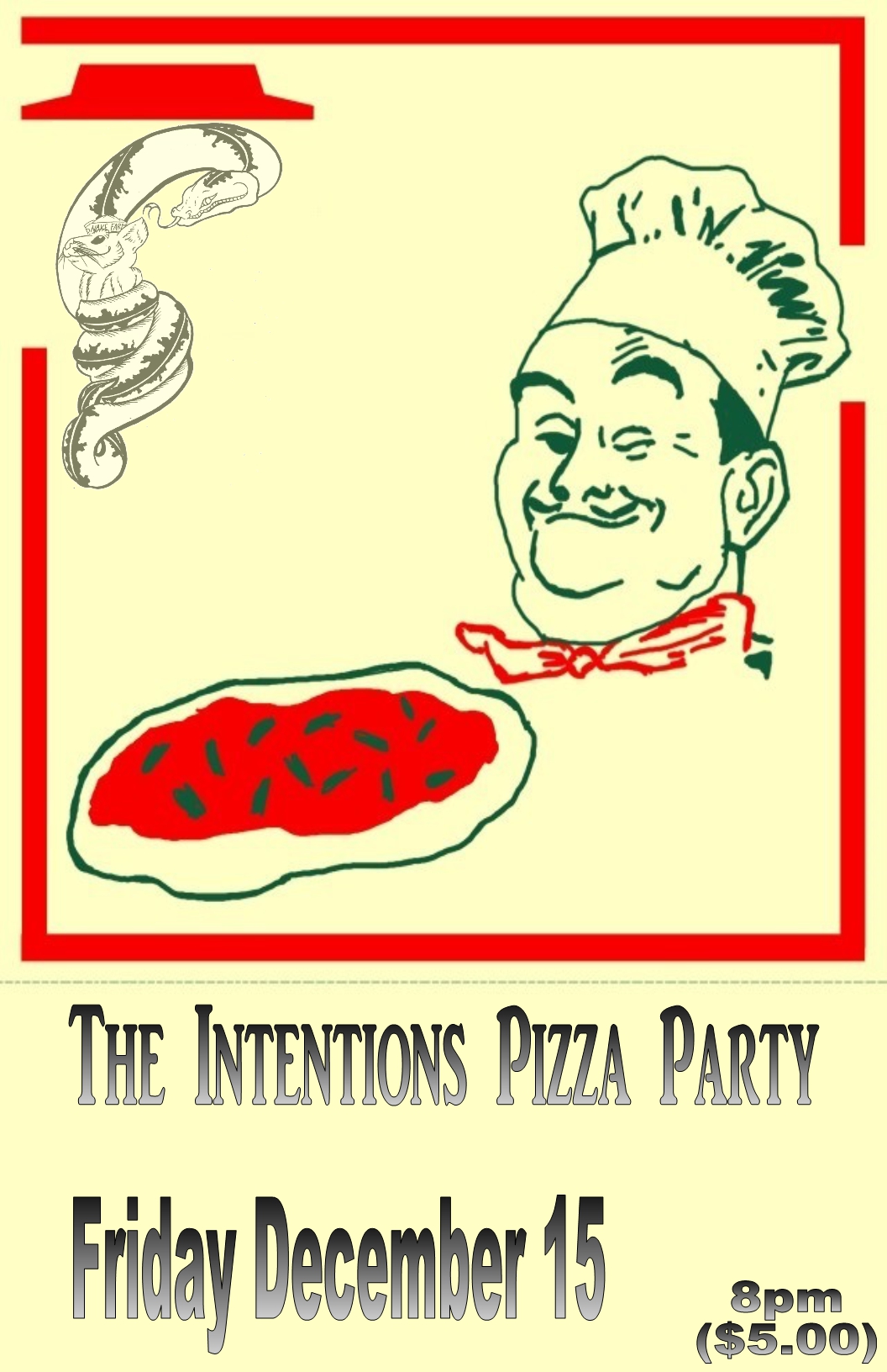 Intentions Pizza Party